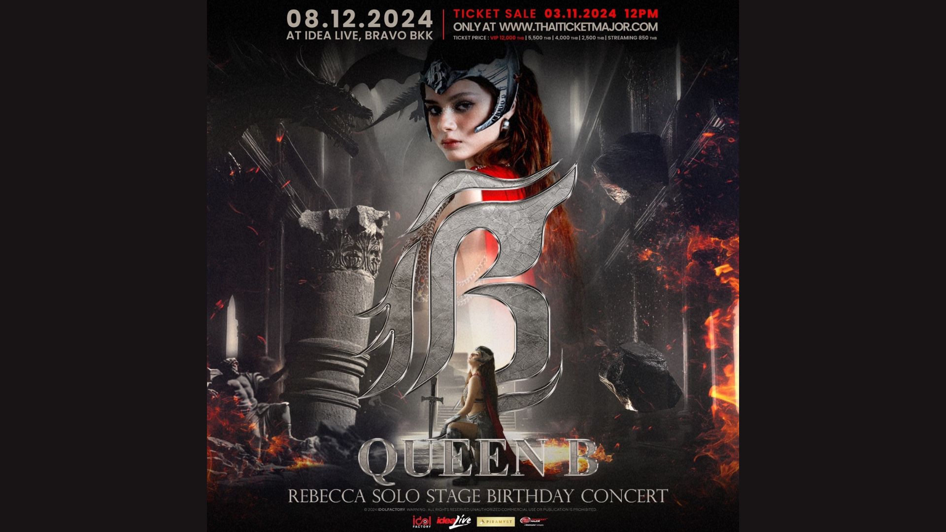 “Queen B” Rebecca solo stage birthday concert - idealive